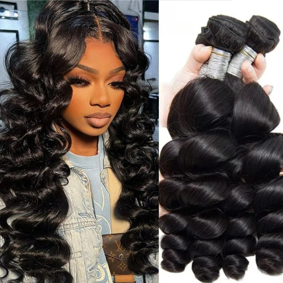 High Quality Virgin Human Hair Bundles - Deep Loose Wave – superbwigs