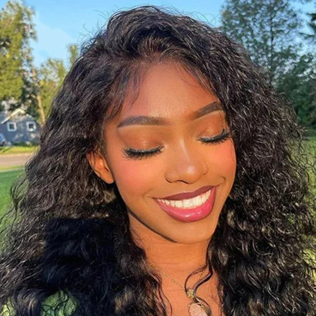 7x5 Closure Pre-Cut HD Swiss Lace Lace Upgraded Hairline Glueless Wig ...