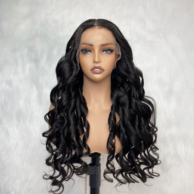 HD Lace 13x6 Fitted Cap Ear Tap Wig - Yaki Wave – superbwigs