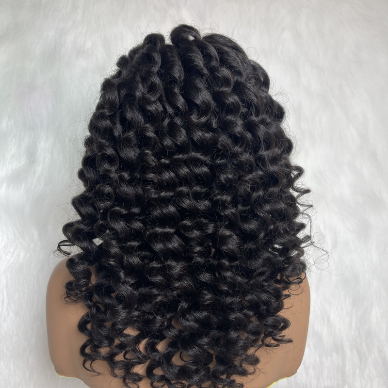 HD Lace 13x6 Fitted Cap Ear Tap Wig - Kinky Spanish Curl – superbwigs