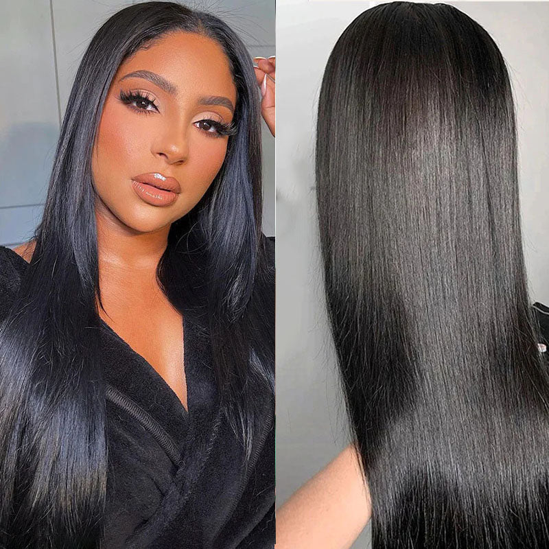 Bye~Bye~KNOTS HD Swiss Lace 7x5 Closure Pre-plucked Hairline Wig - Str ...