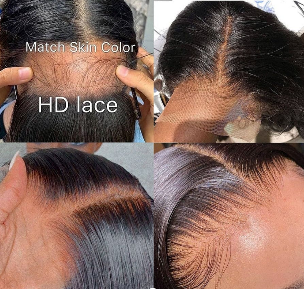 9x6/7x5 Closure Pre-Cut HD Swiss Lace Lace Upgraded Hairline Glueless ...