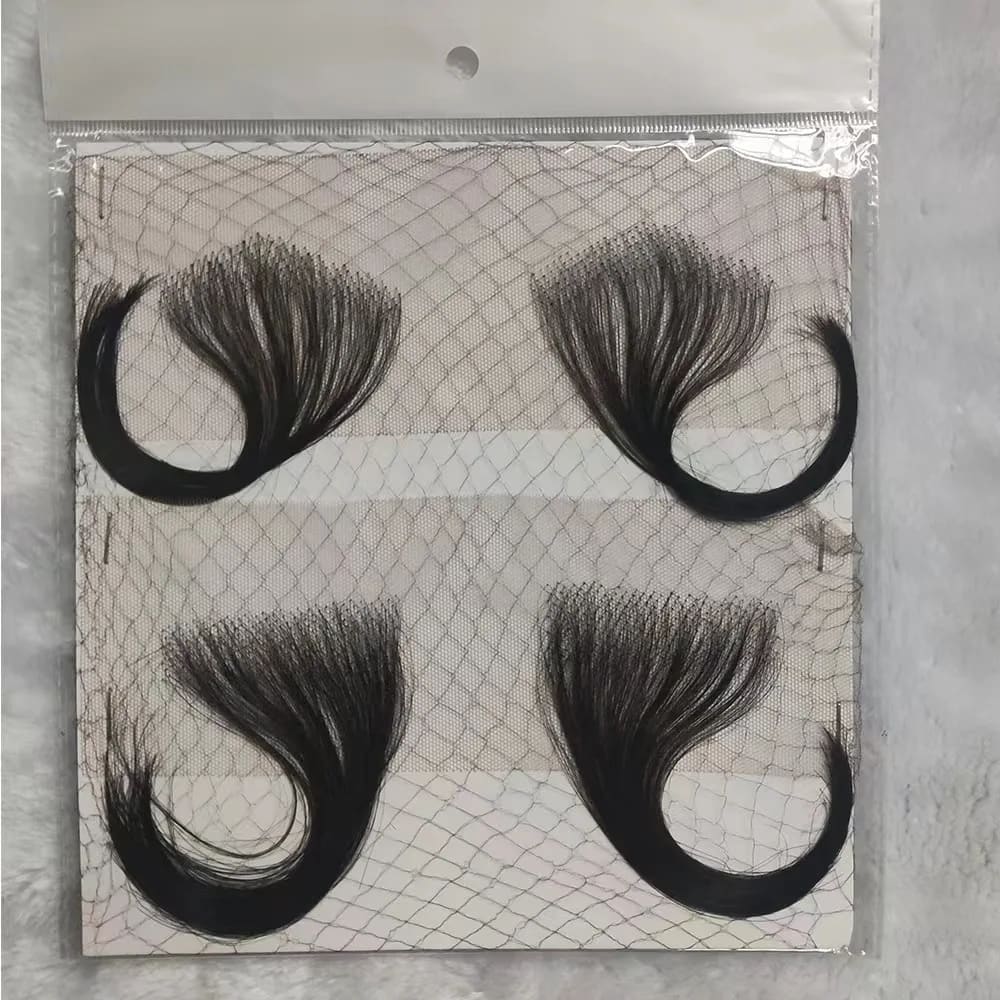 Hd Lace Baby Hair Edges 2/4Pcs Hair Extension Virgo Swiss Lace Real ...