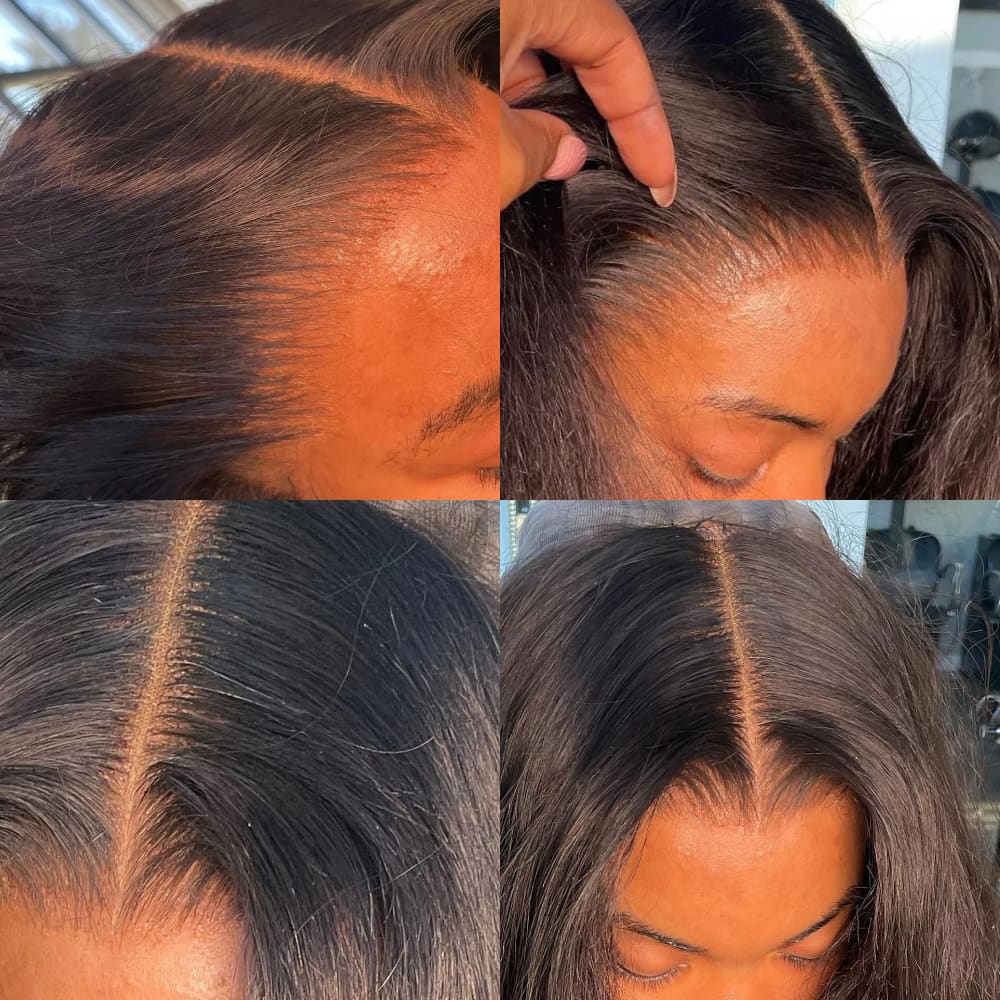 Agnes Upgraded Hairline Swiss Lace Pre - plucked Highlight Wavy Wig ...