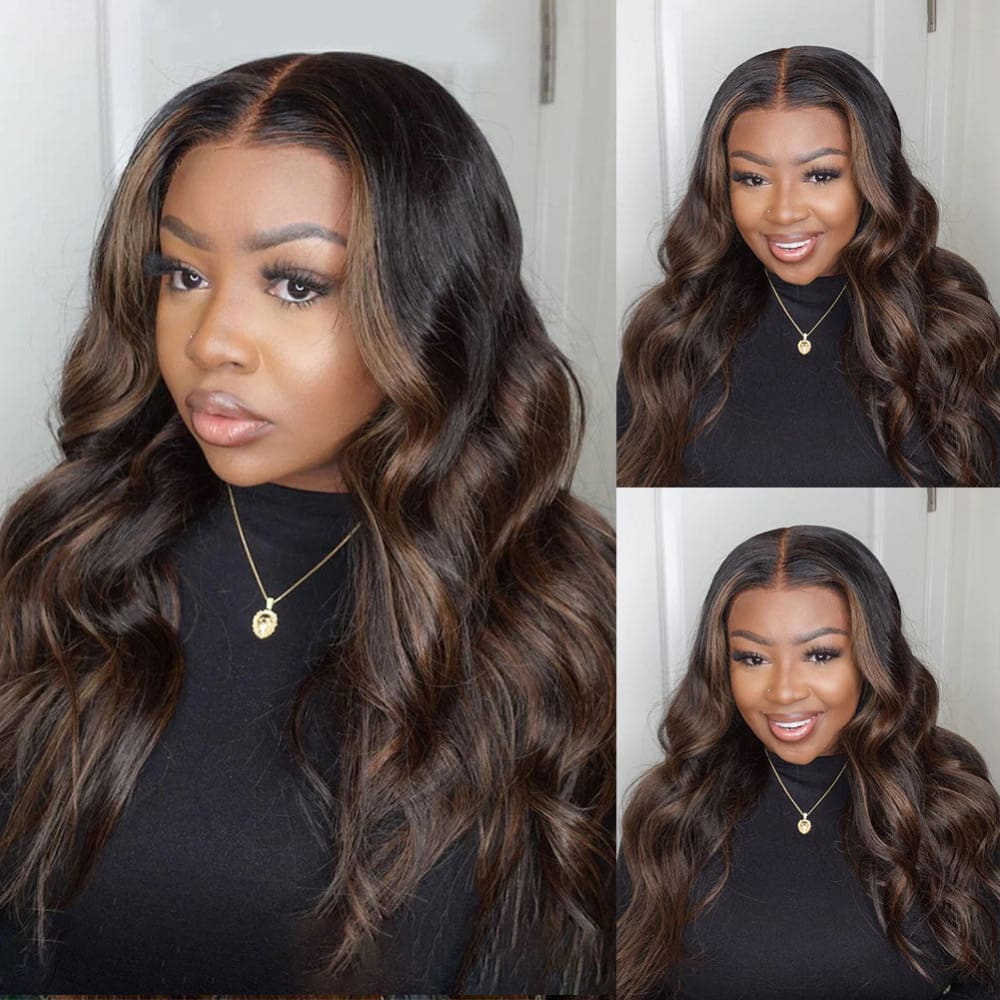 Agnes Upgraded Hairline Swiss Lace Pre - plucked Highlight Wavy Wig ...