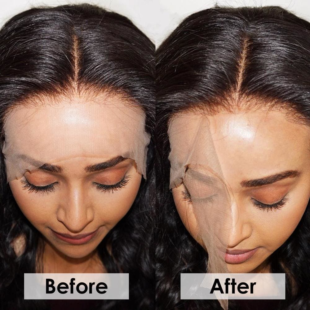 HD Lace Frontal 13x4 Pre Pluck Hairline With Baby Hair Transparent Lace ...
